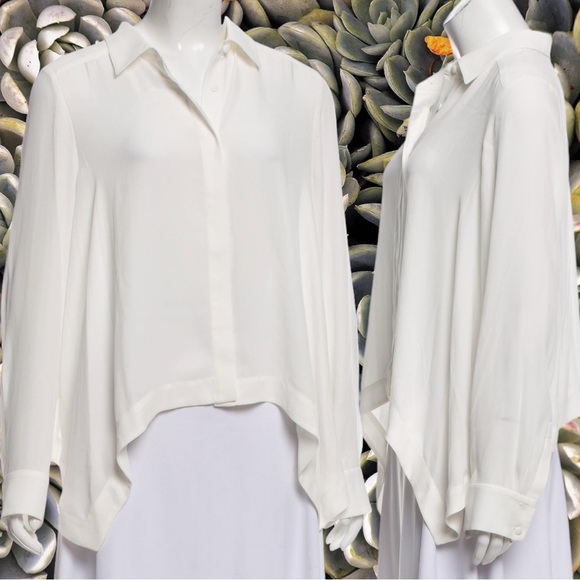 Rebecca Minkoff | Tops | Rebecca Minkoff Alfonso Top In Off White ...